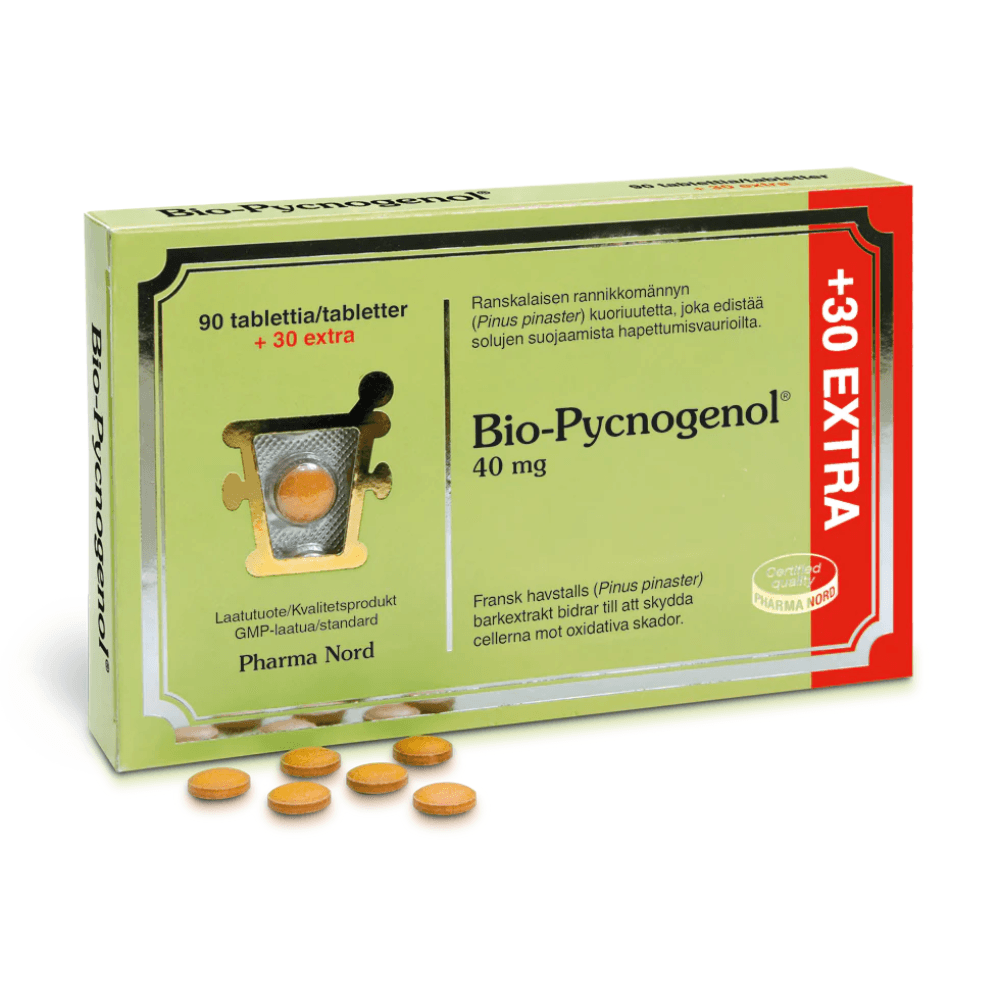 Pharma Nord Bio-Pycnogenol 40mg 90+30 - PUR-kauppa